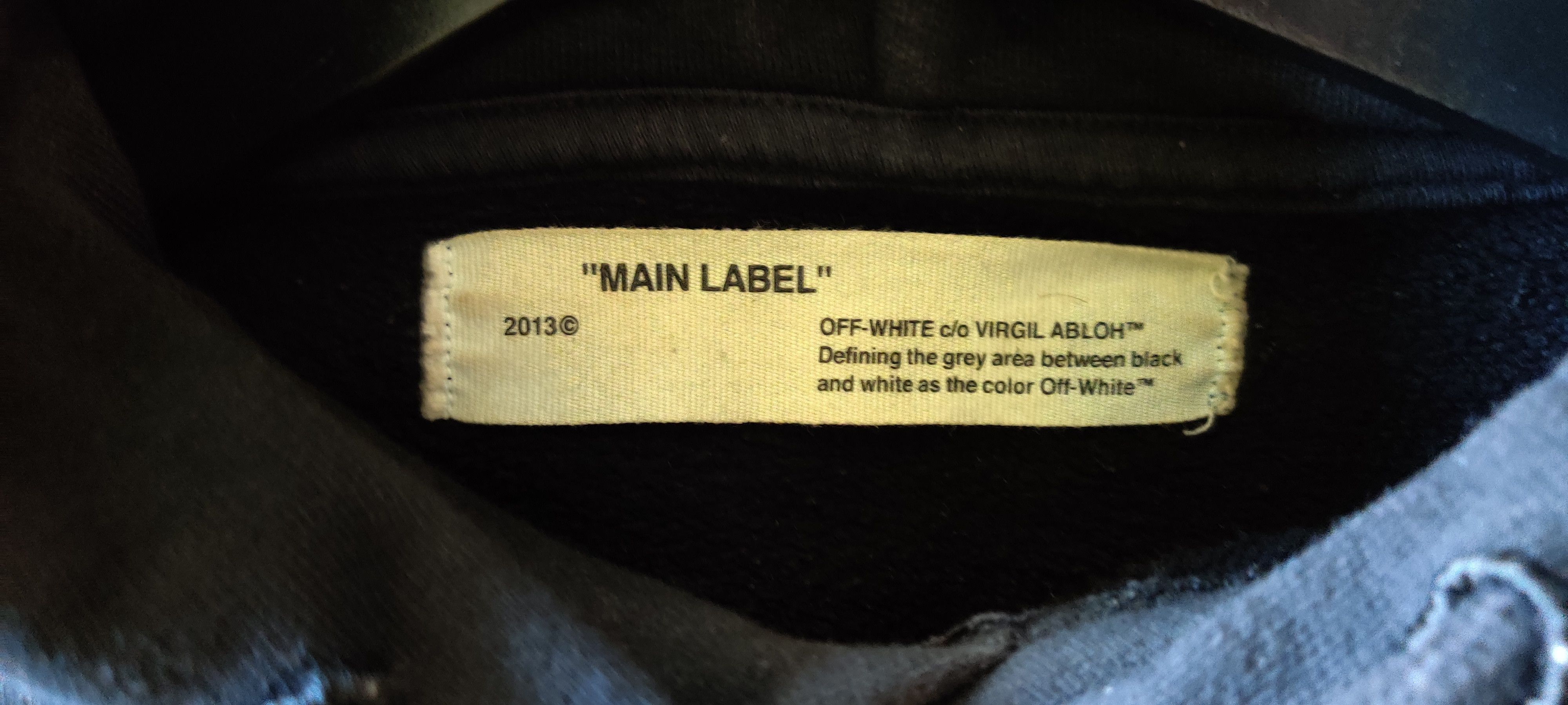 Off-White Off White 2013 "MAIN LABEL" | Grailed