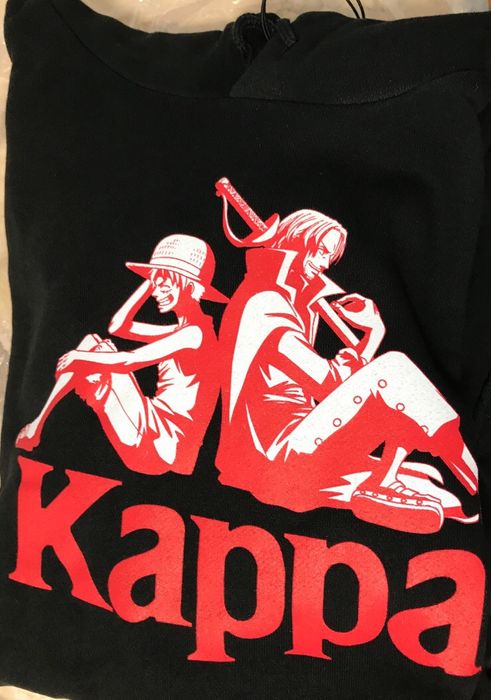 Kappa ONE PIECE kappa OMINI LOGO HOODIE Luffy x Shanks | Grailed