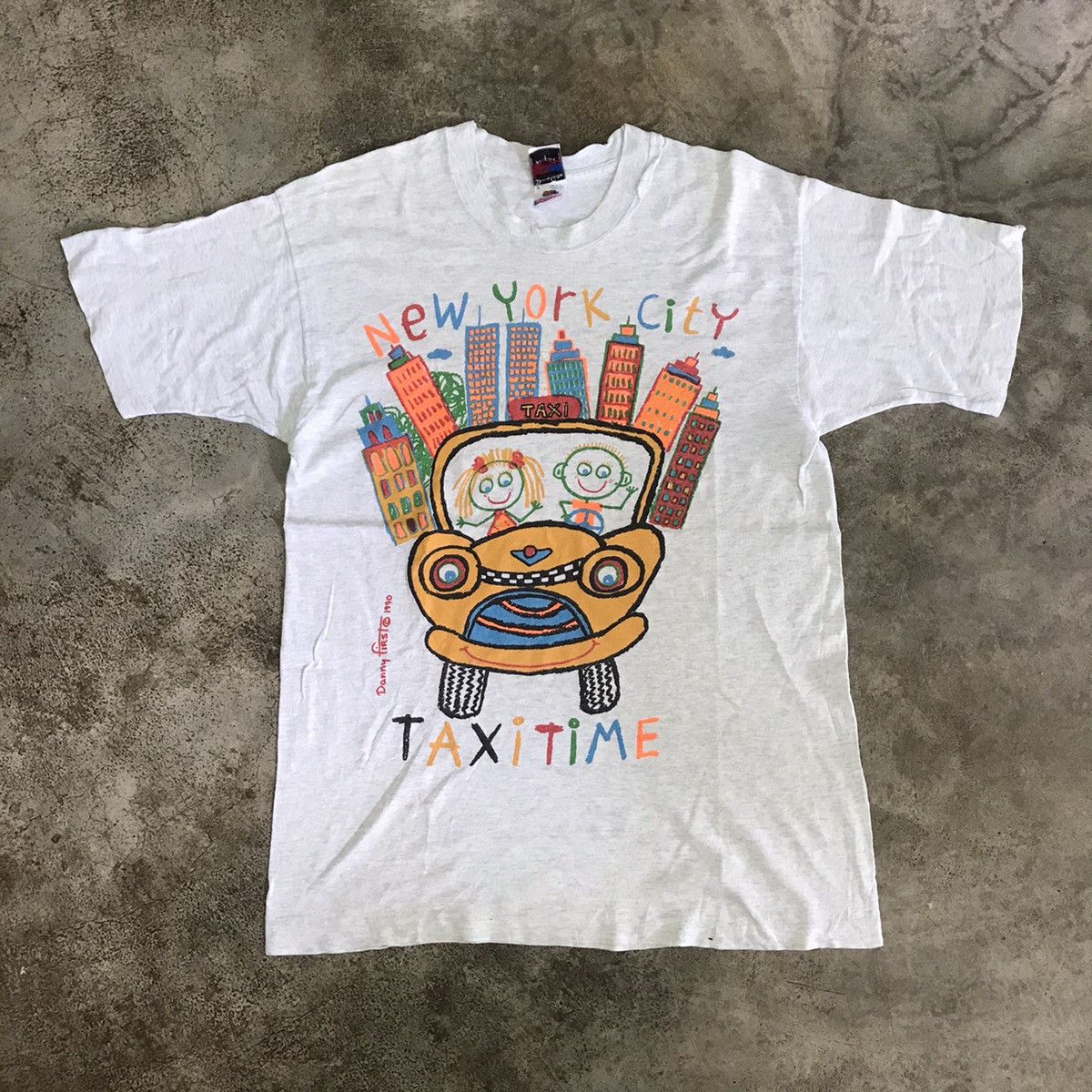 Cartoon Network × Rare × Vintage DANNY FIRST NEW YORK TAXI TIME VINTAGE ...