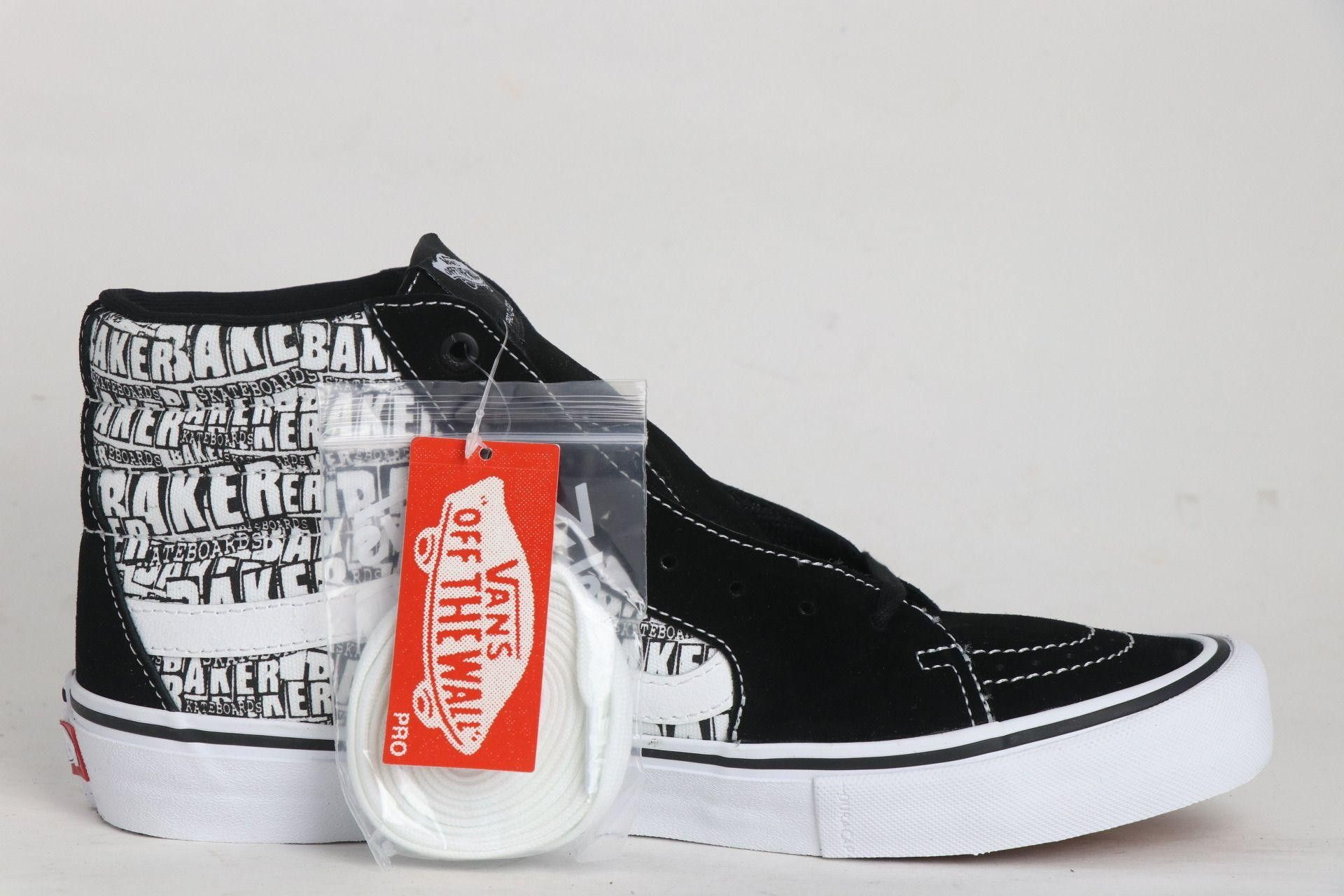 Vans VANS X BAKER SK8-HI PRO Size 11.5 New w/ Tag and BOX | Grailed