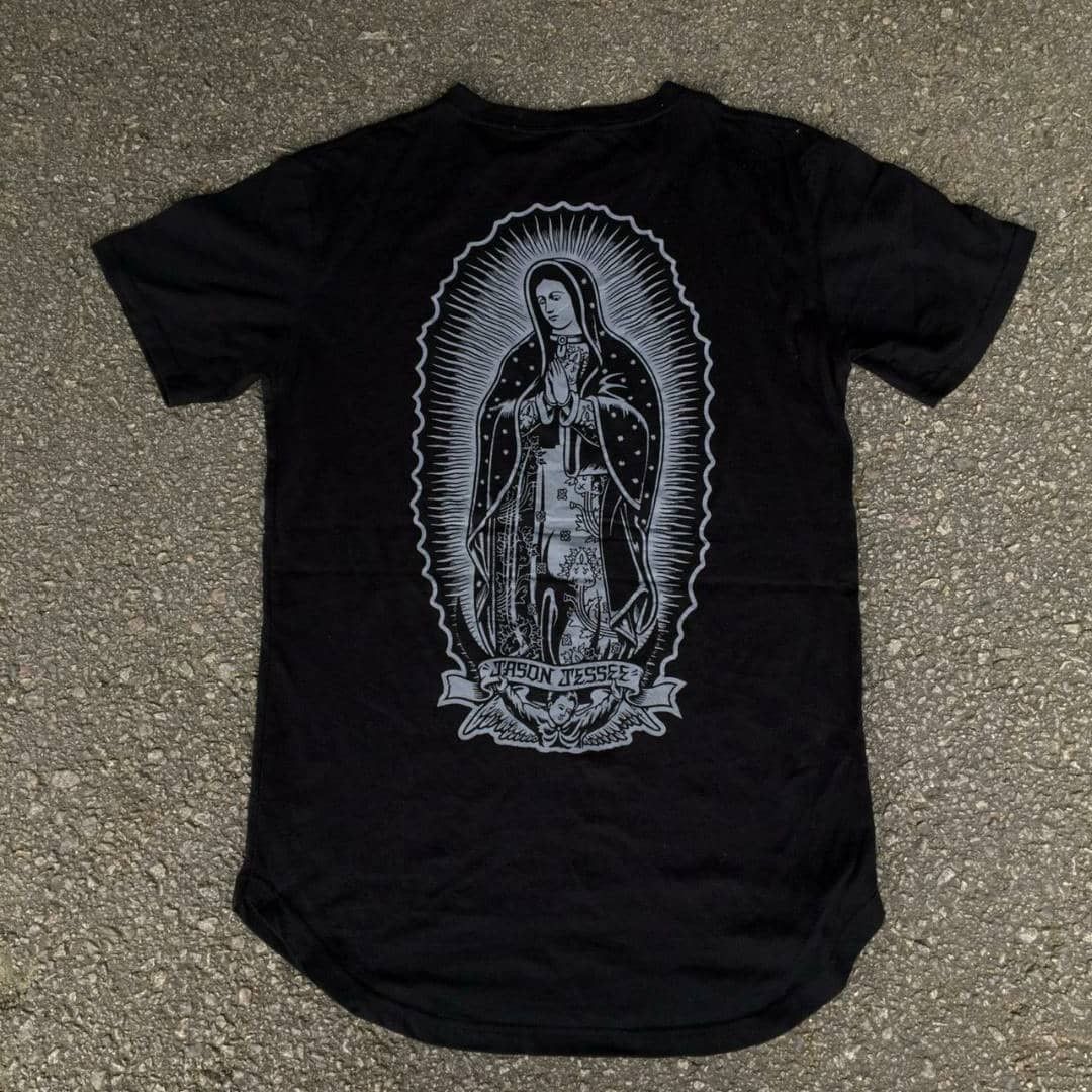 Designer × Santa Cruz × Santa Cruz Skateboards SC Virgin Mary Jason ...