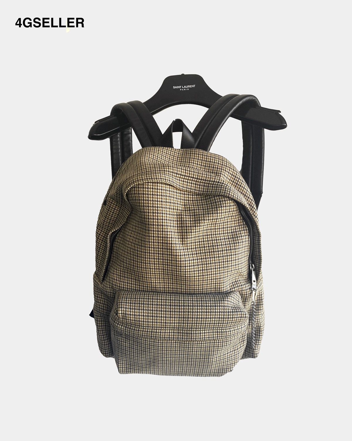 Celine Celine FW19 Hedi Slimane Backpack Houndstooth & Leather NEW ...