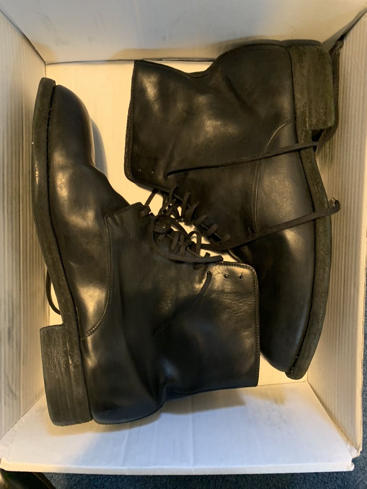 Guidi 115 Horse Full Grain Black Leather | Grailed