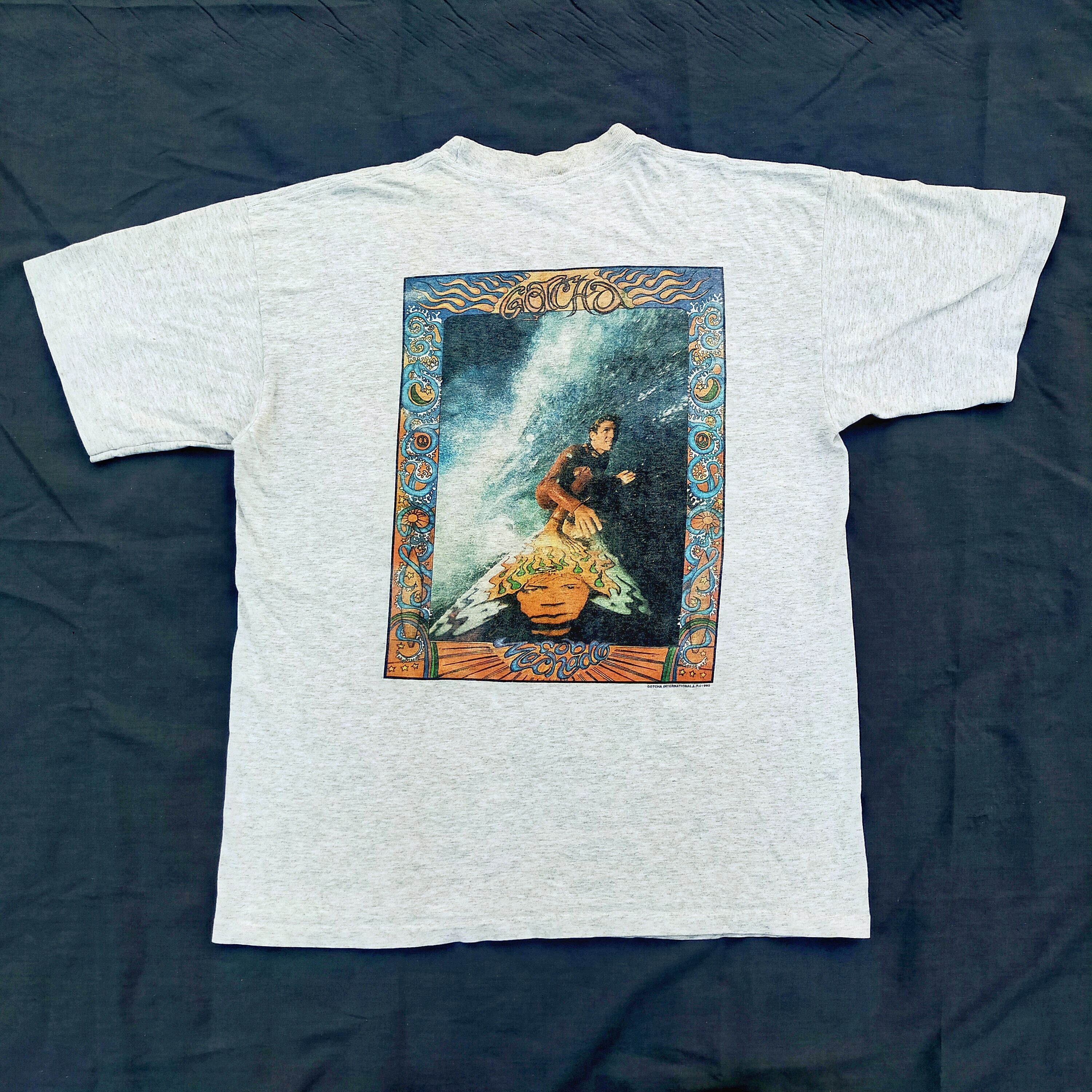 Gotcha × Vintage Vintage 90s Gotcha x Rob Machado surfer shirt | Grailed