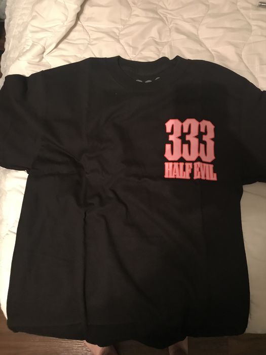 Half Evil Half Evil Pink 333 Tee Size Med Sold Out | Grailed