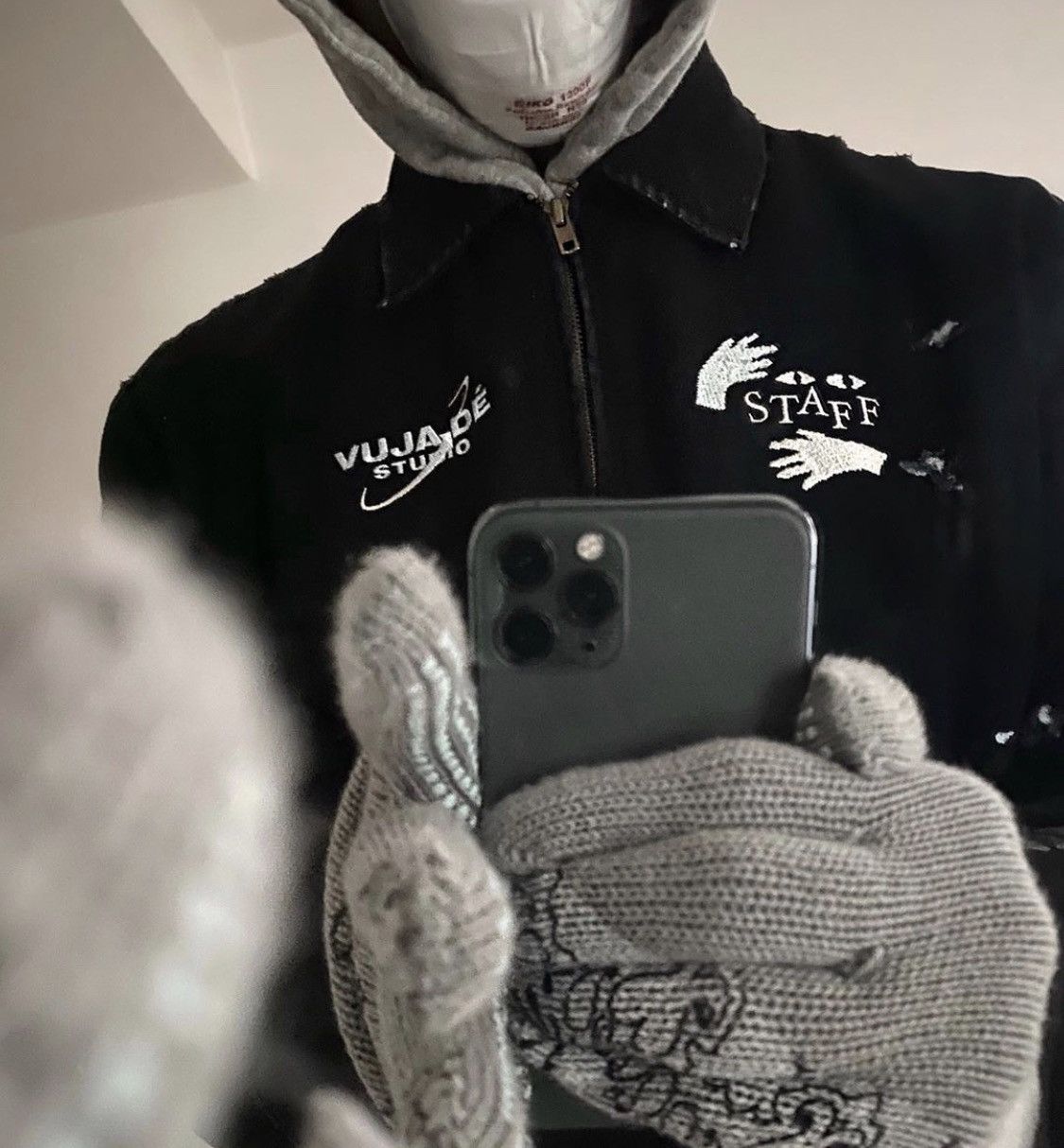 Vuja De vuja dé staff work jacket RARE 1/18 | Grailed