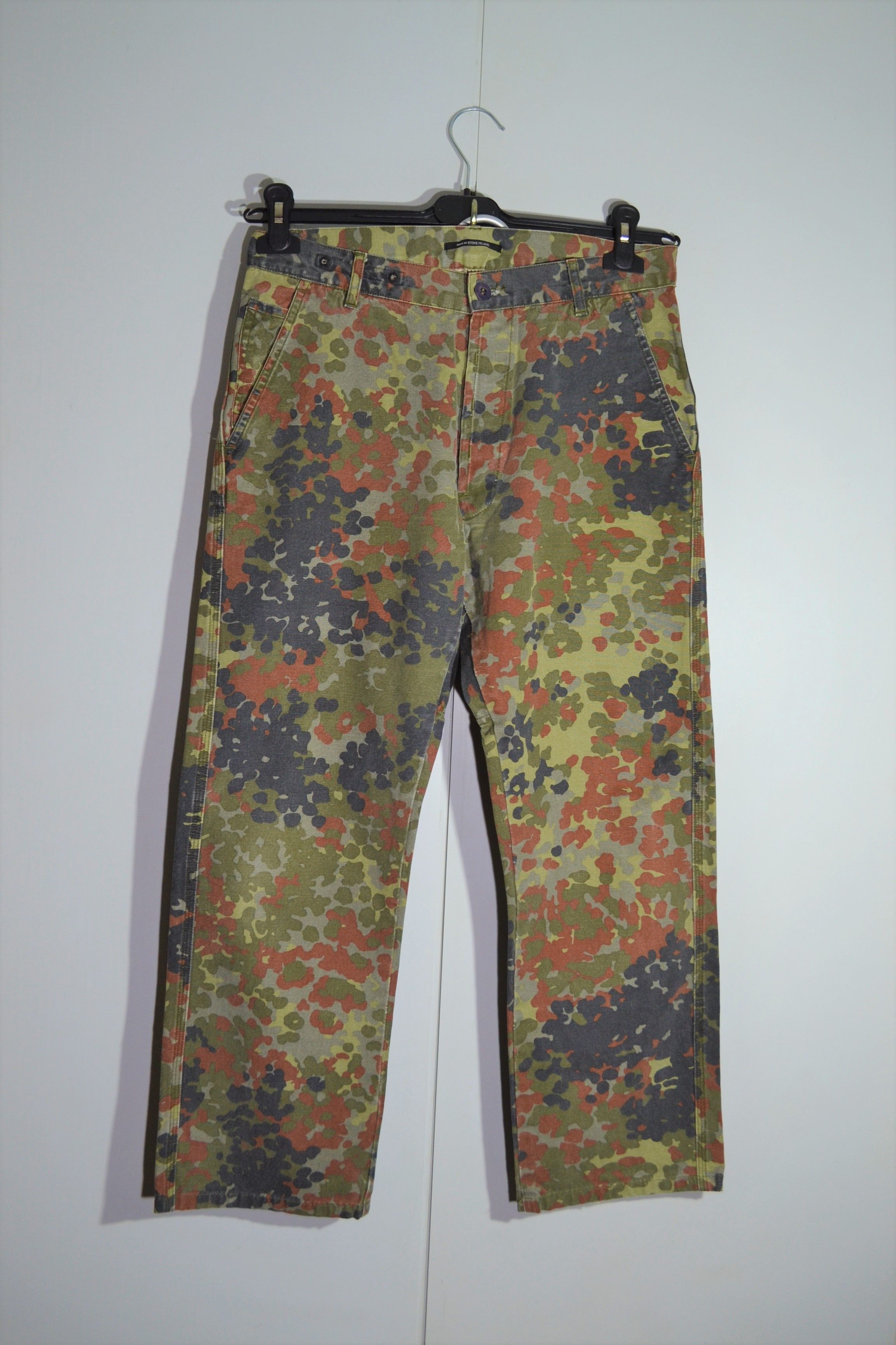 Stone Island Stone Island 31 Flecktarn Camo Cargo Military Pants Combat ...