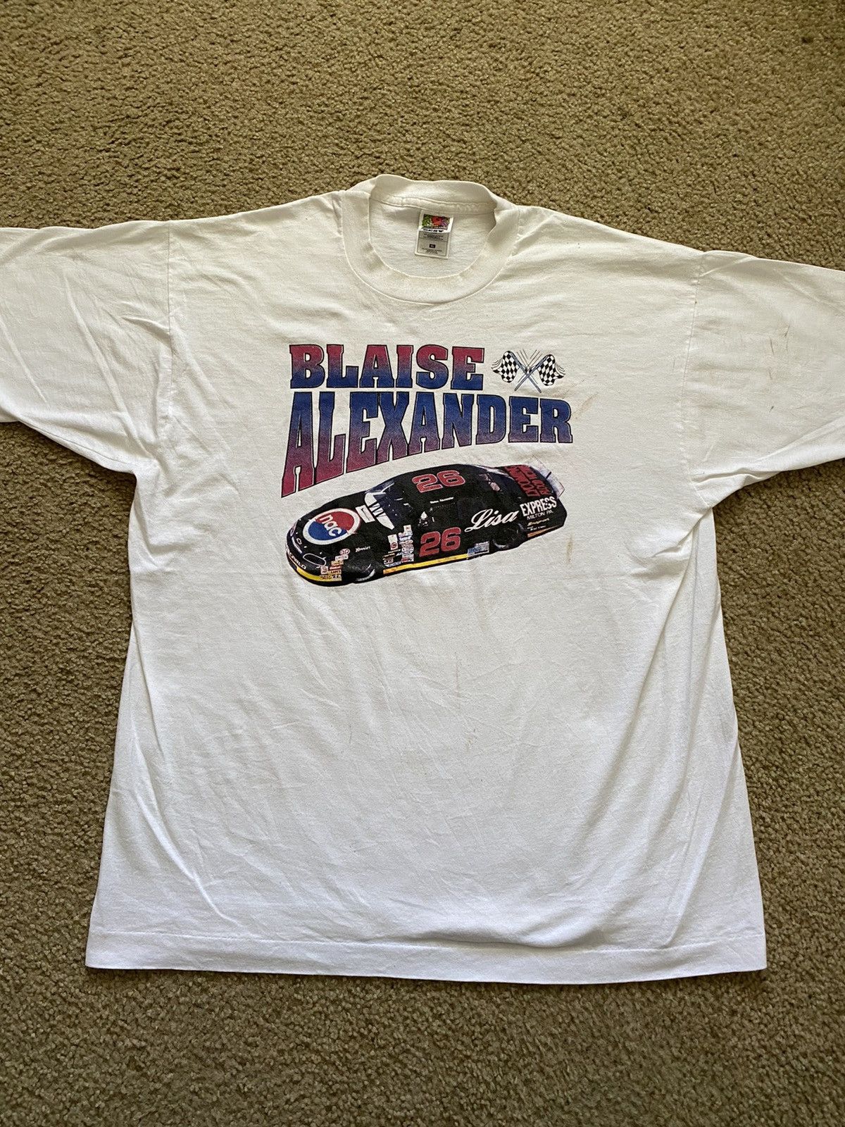 NASCAR × Racing × Vintage Vintage 90s Blaise Alexander Racing Kicking ...