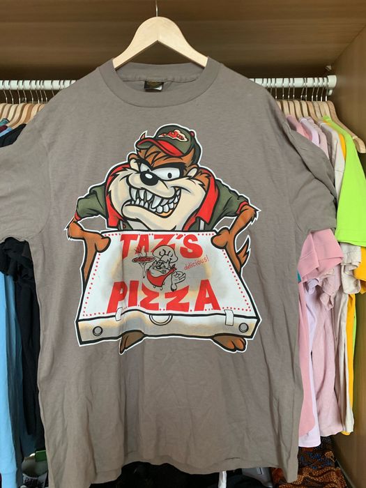 Vintage 1996 Taz Pizza tee | Grailed