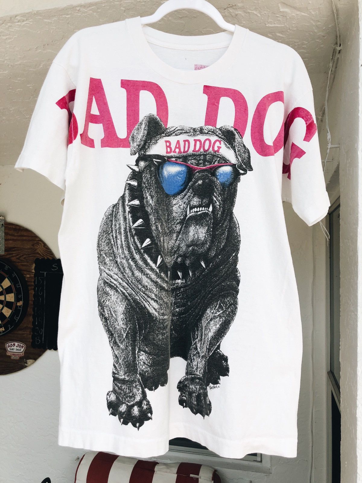 Vintage Vintage 90s Bad Dog Single Stitch Shirt Russ Tock Bike Week ...