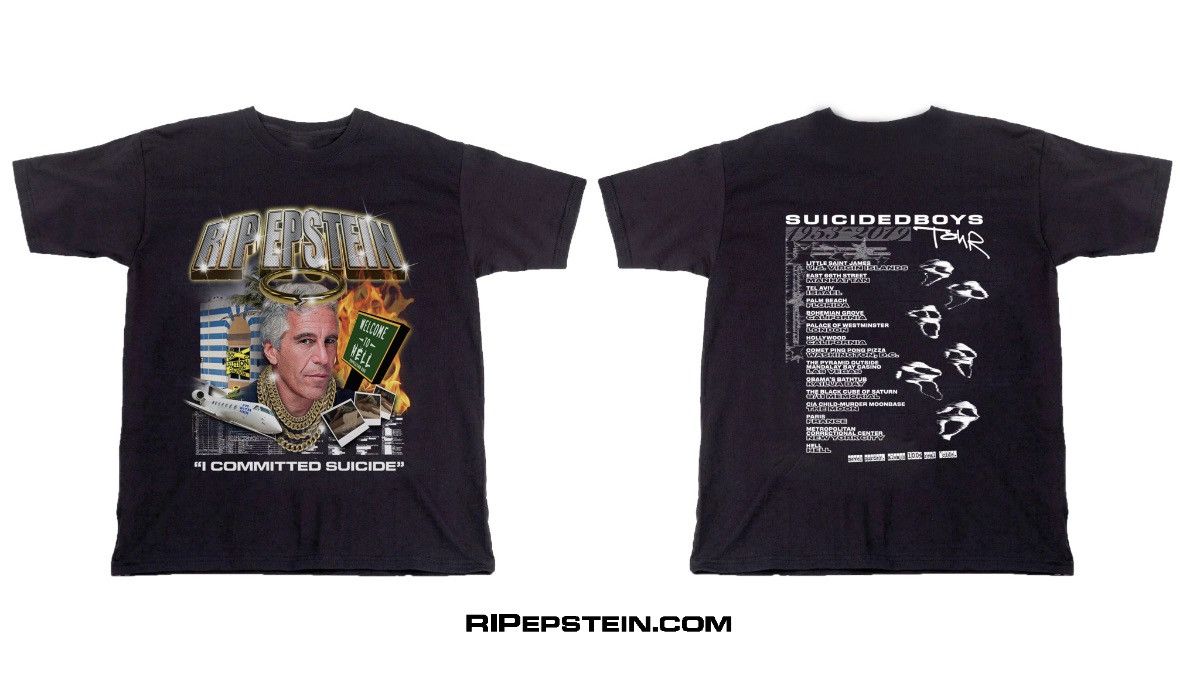 Other RIP EPSTEIN MDE SAM HYDE BLACK TEE | Grailed