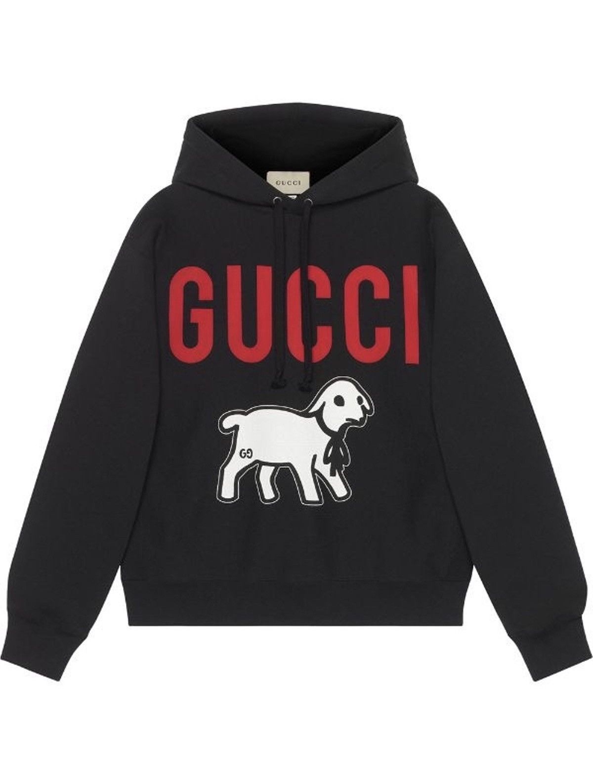 Gucci Gucci Lamb Print Hooded Sweatshirt FW 2019 | Grailed