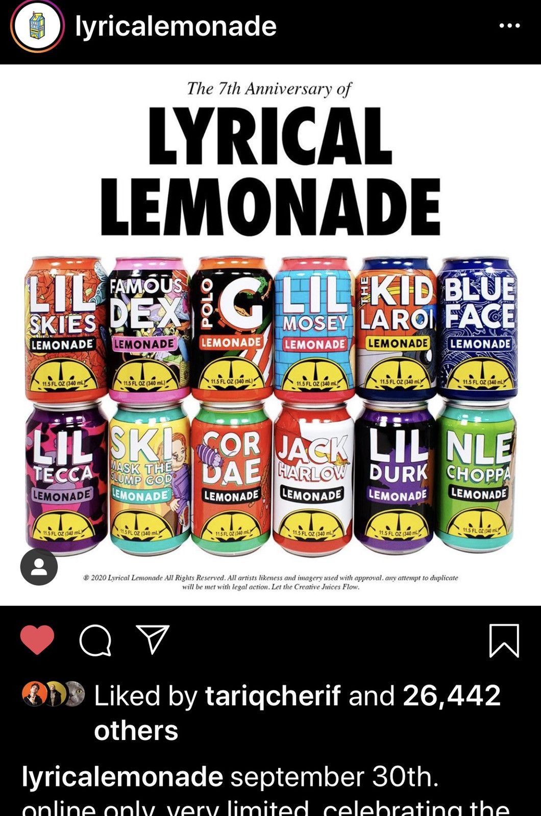 Lyrical Lemonade Lyrical Lemonade 12/12 cans FULL SET 7th Year ...