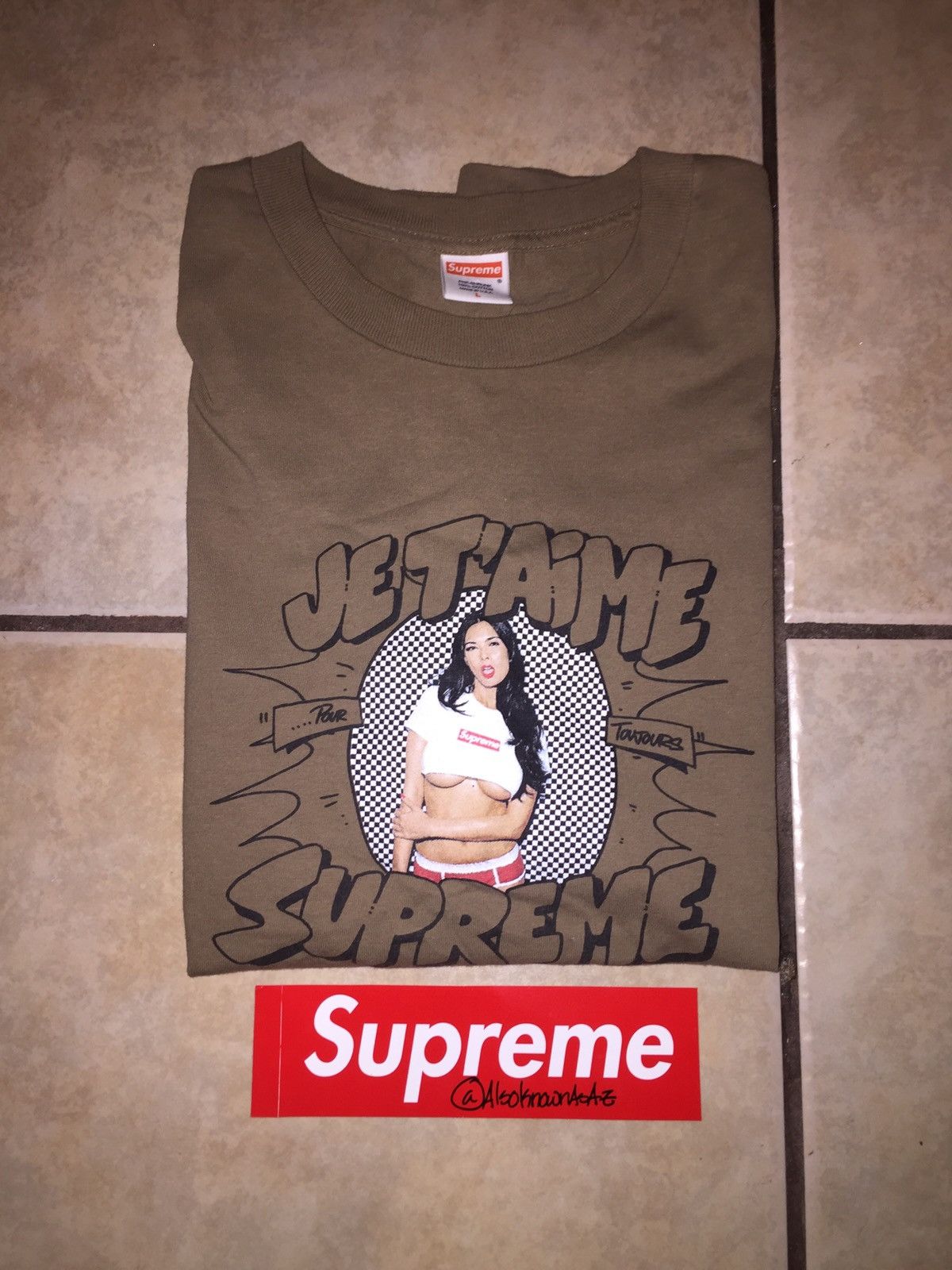 Supreme JeT'aime Supreme T-shirt | Grailed