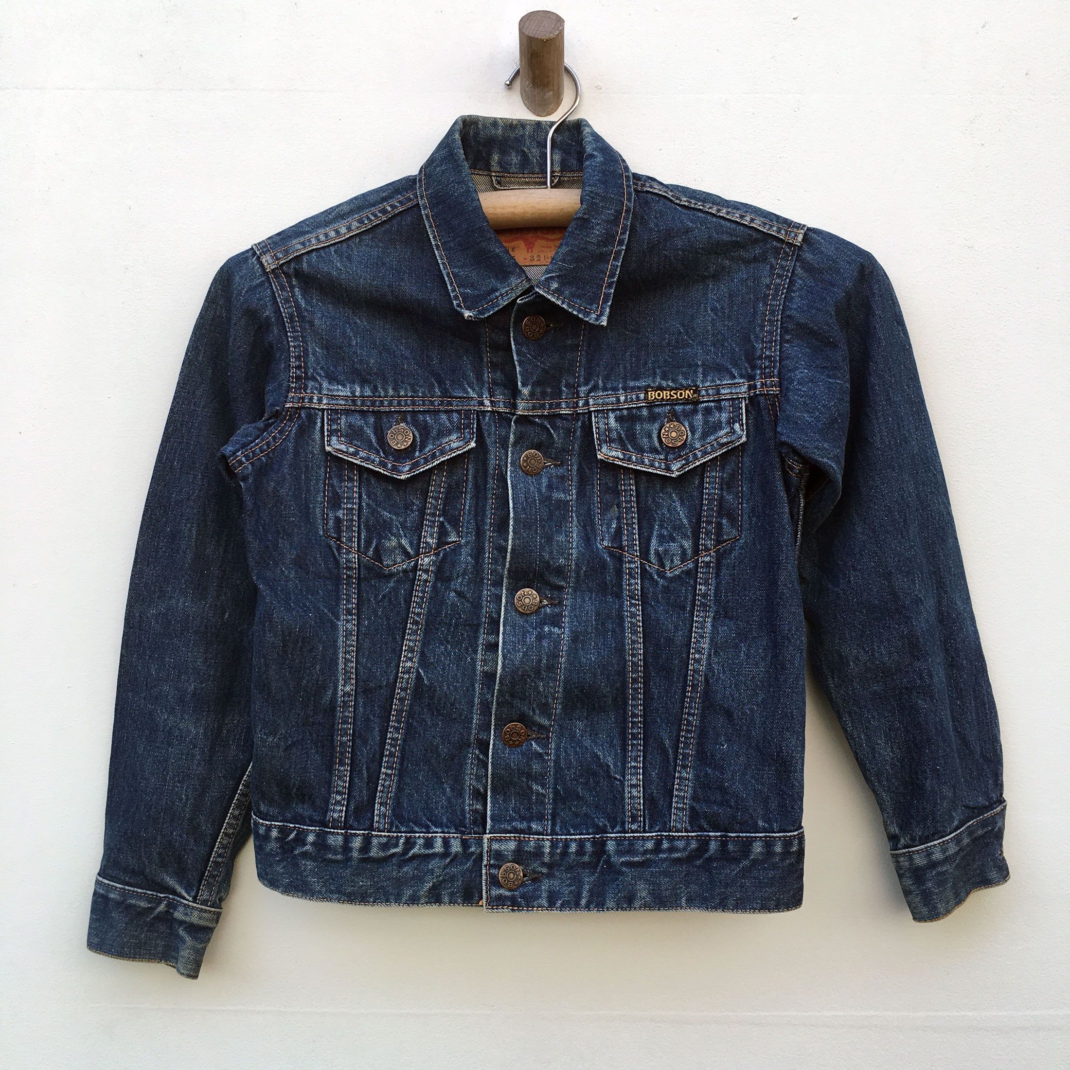 Japanese Brand × Streetwear × Vintage Bobson Japan Jeans Trucker Jacket ...