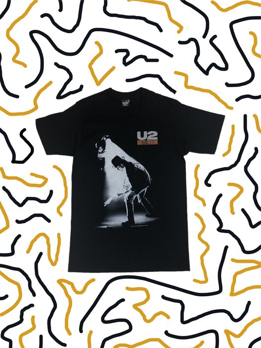 Vintage Vintage U2 Rattle and Hum T-shirt Band Tee Logo Hype 1988 | Grailed