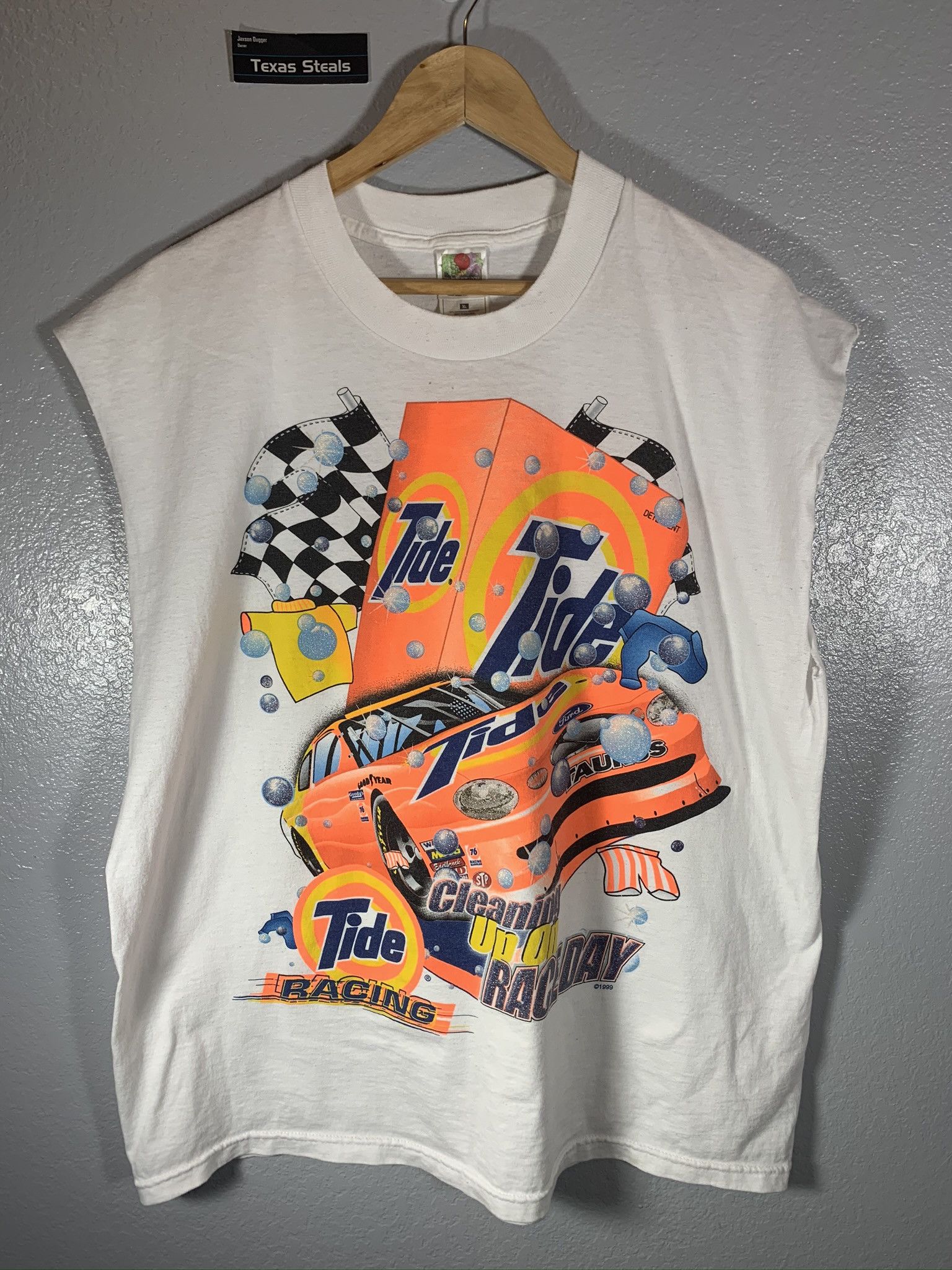 NASCAR × Vintage 1999 Nascar Tide Racing Race Day Car Tank | Grailed