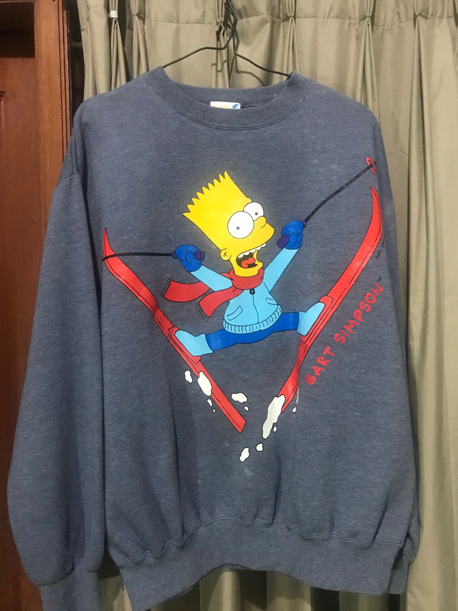 Cartoon Network × The Simpsons × Vintage Vintage Bart Simpson Ski Surf ...