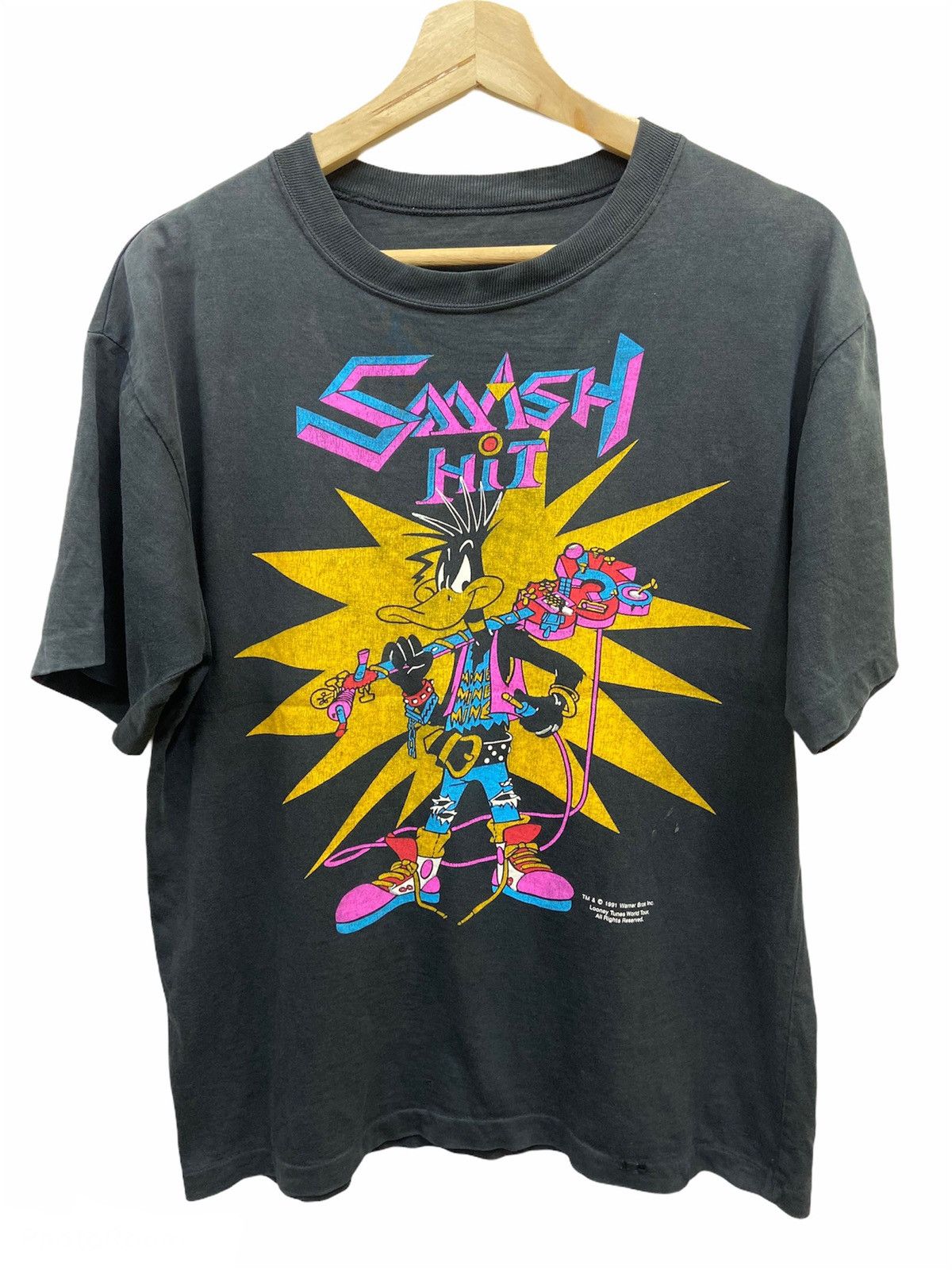 Very Rare × Vintage × Warner Bros Vintage Rock Duffy Smash Hits 90s ...