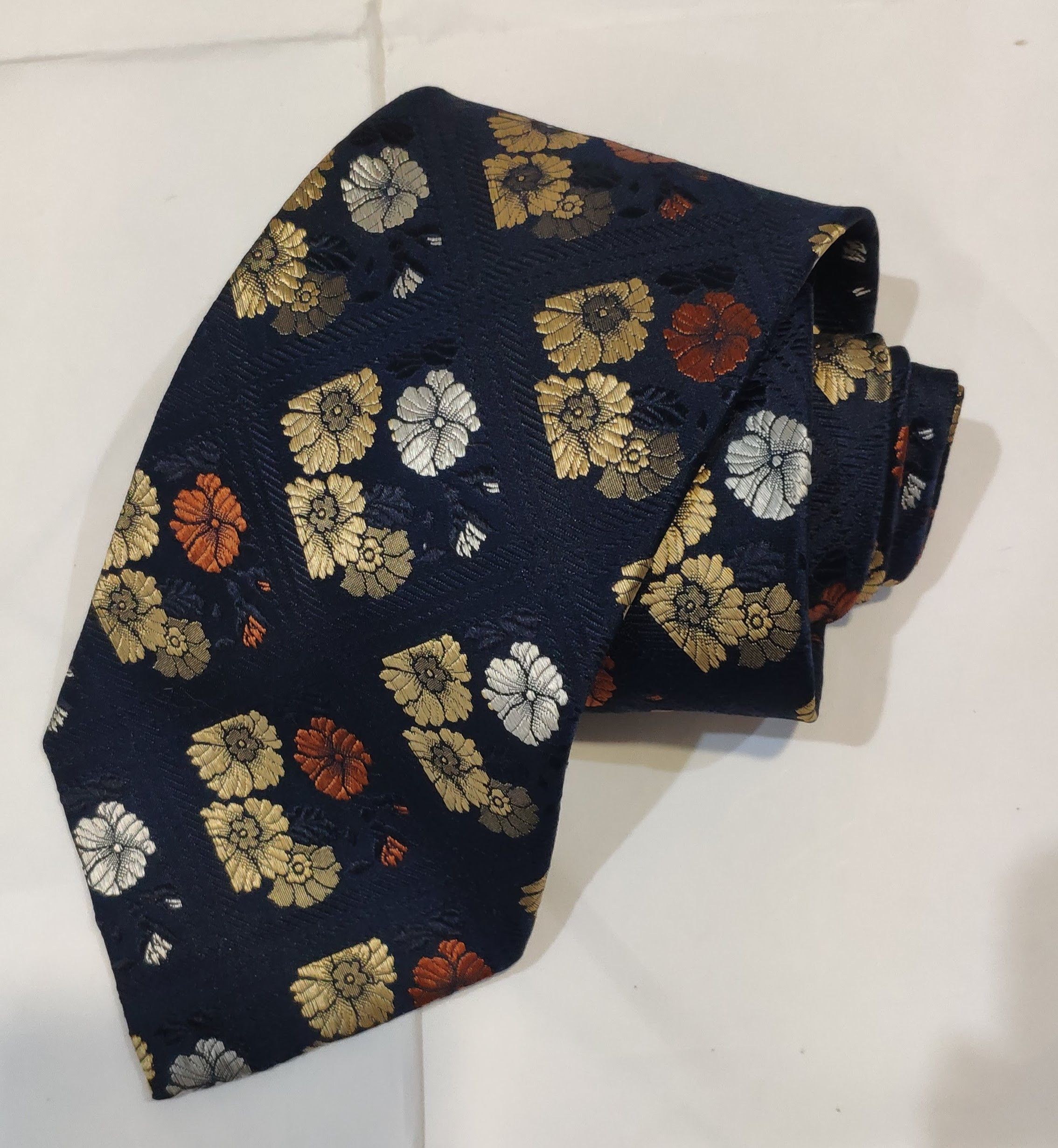 Vintage The Custom Shop Floral Embroidered Tie | Grailed