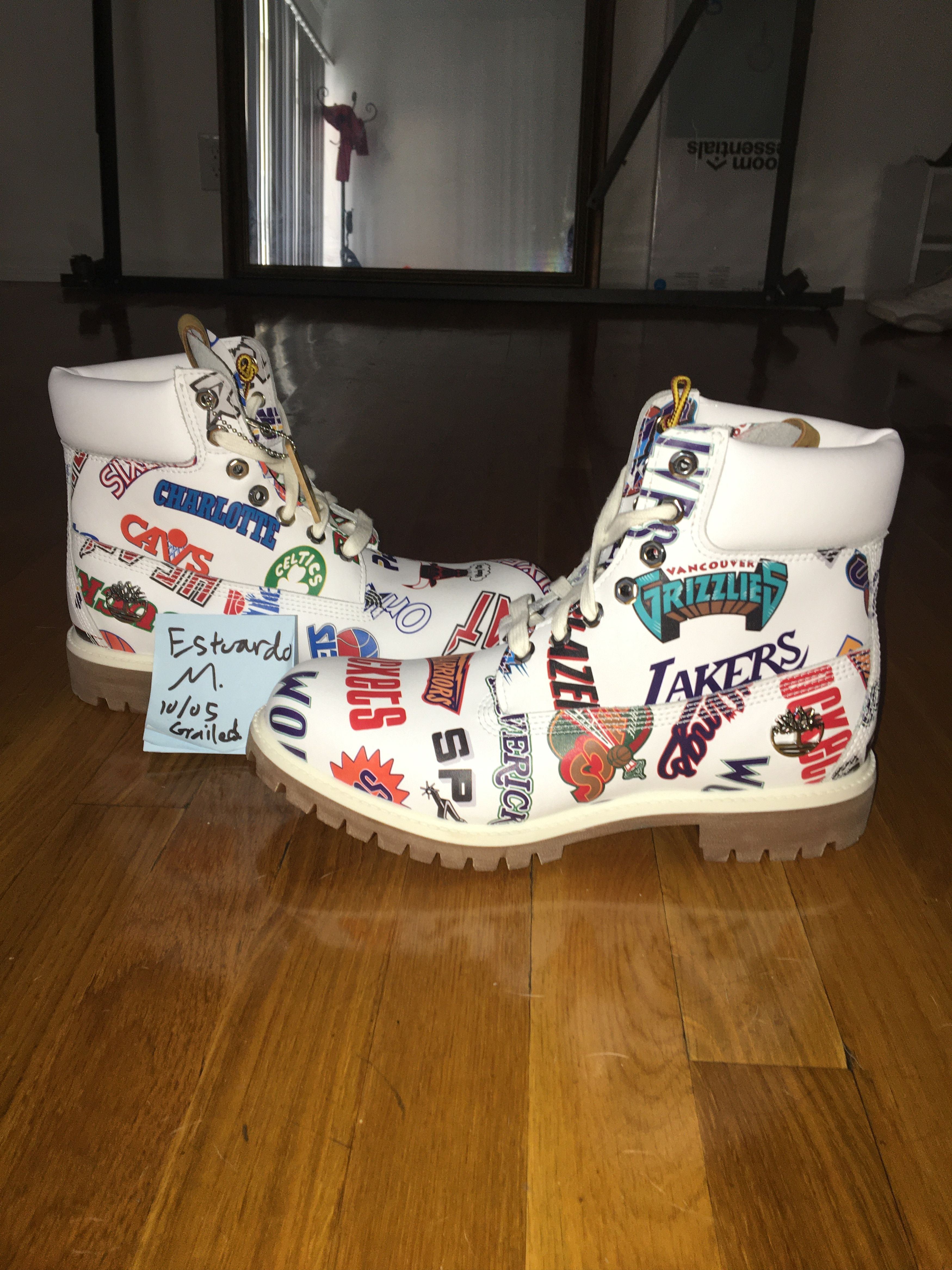 Mitchell & Ness × NBA × Timberland NBA x Timberlands East vs West | Grailed