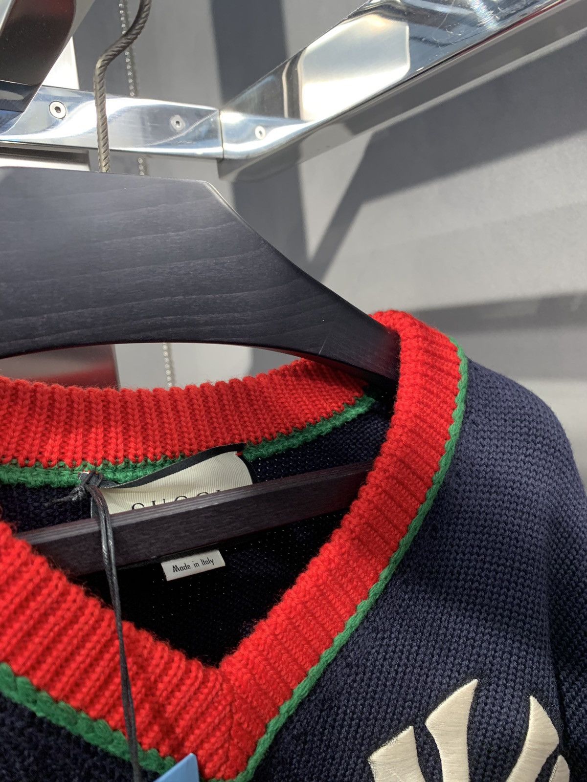 Gucci Gucci x Yankees Embroidered Knitwear | Grailed