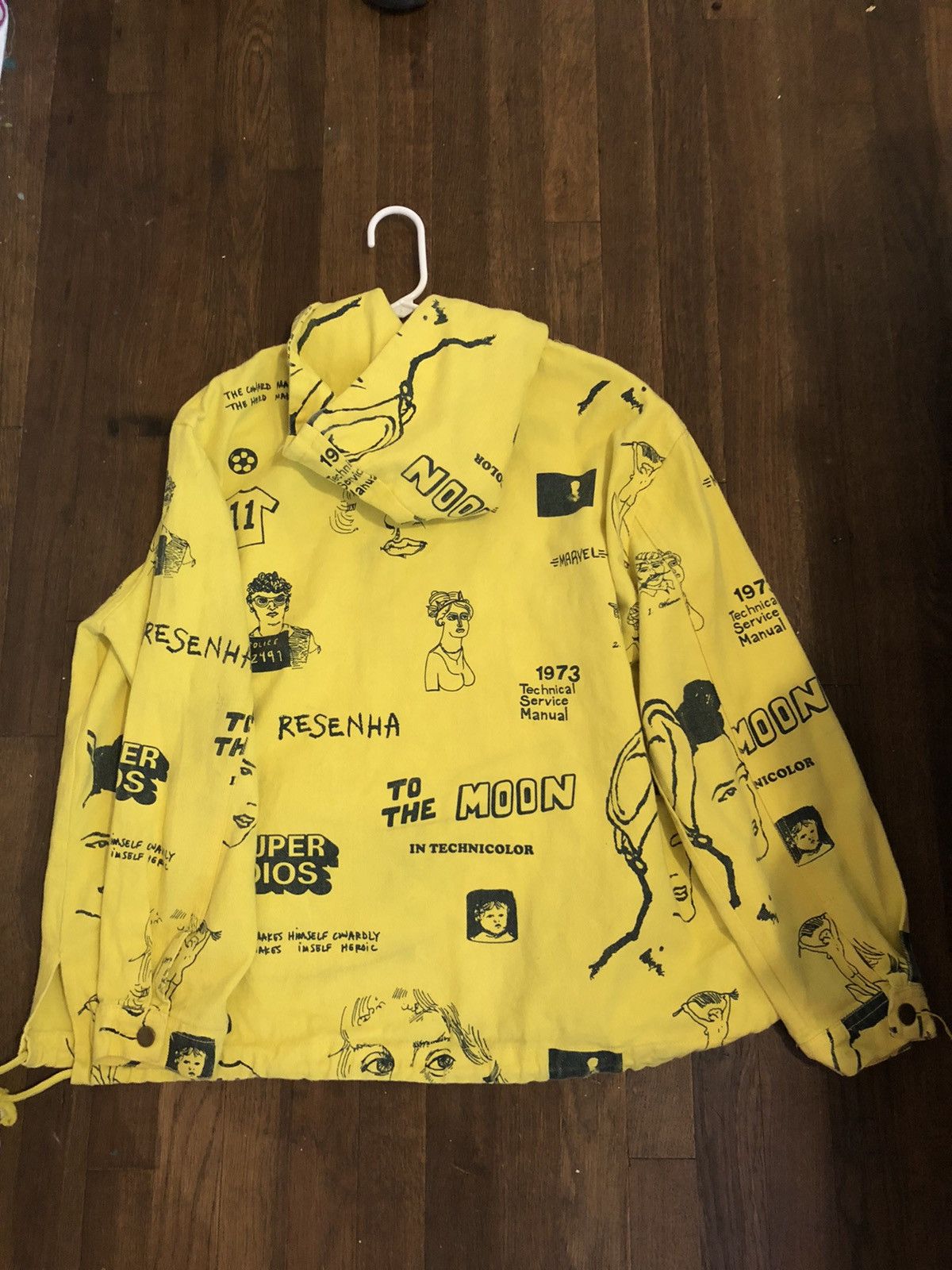 Kidsuper Studios Kidsuper studios yellow Anorak jacket | Grailed