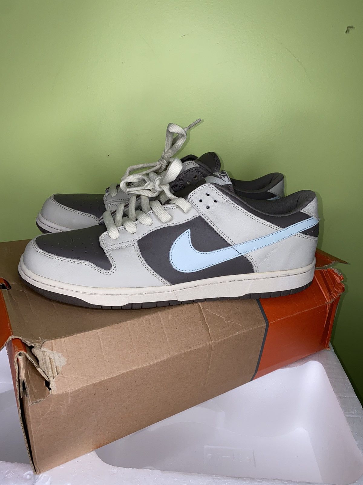 Nike 2003 Nike Dunk Low Pro Clay | Glacier Blue Bone Twisted Prep | Grailed