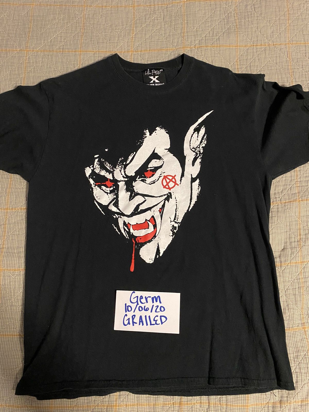 GOTHBOICLIQUE × LIL PEEP Anarchy Vampire Tee | Grailed