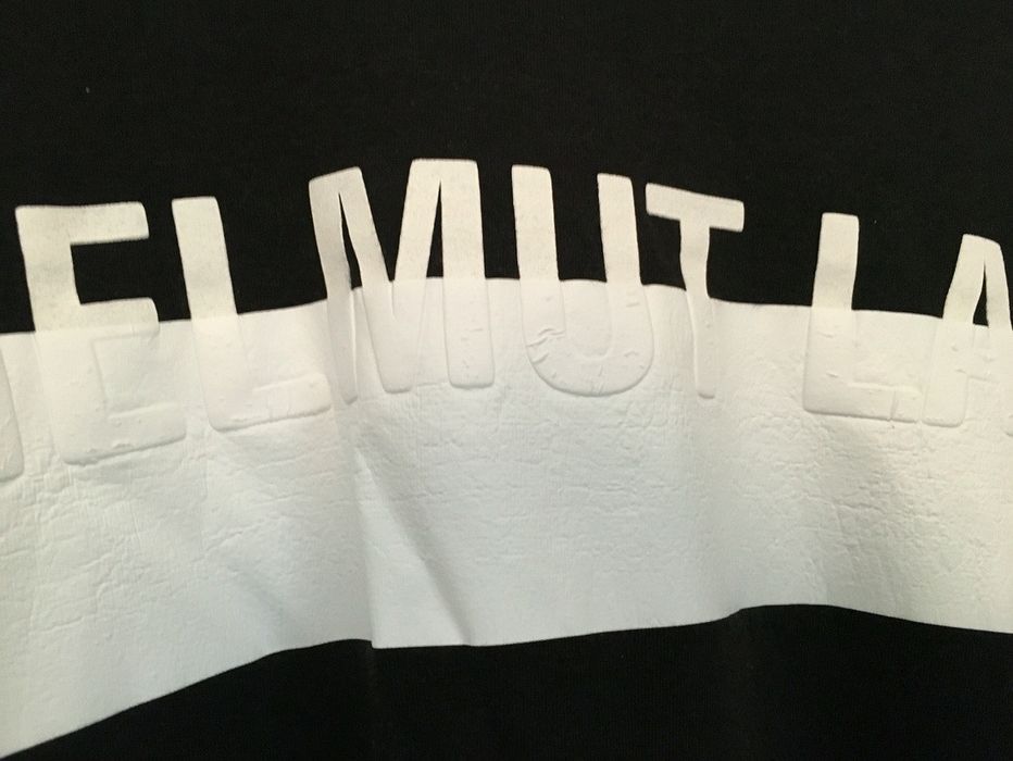 Helmut Lang Logo classic tee font t-shirt | Grailed