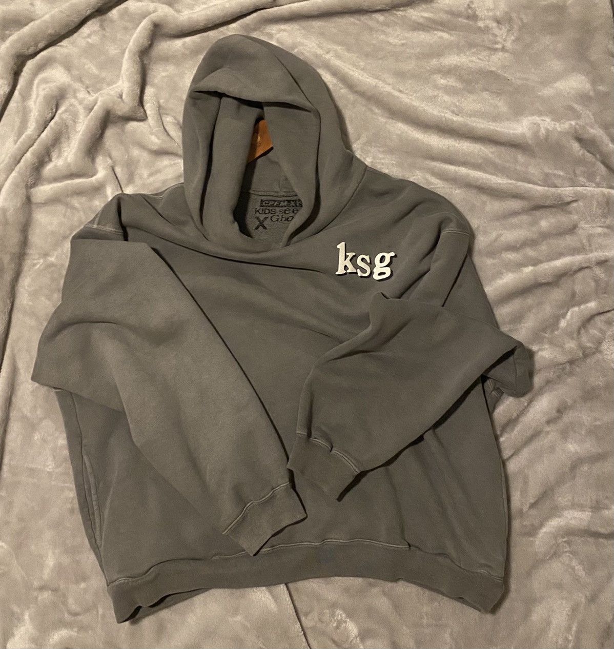 Kanye West Rare CPFM x KSG Camp Flog Gnaw hoodie (Glacier) | Grailed