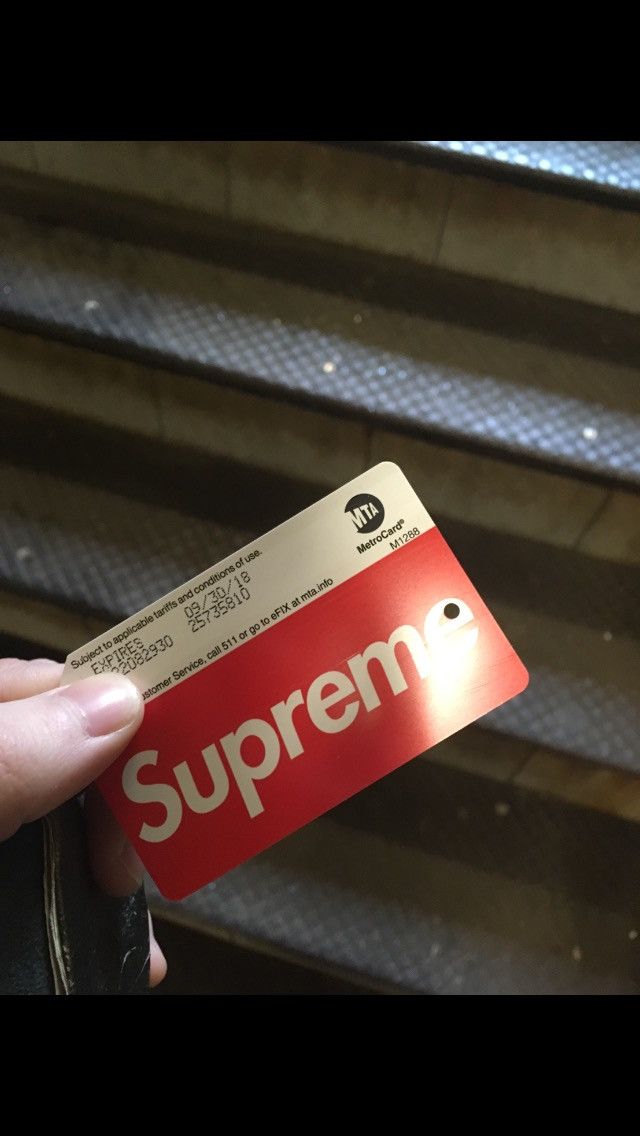 Supreme Supreme Metro card | Grailed