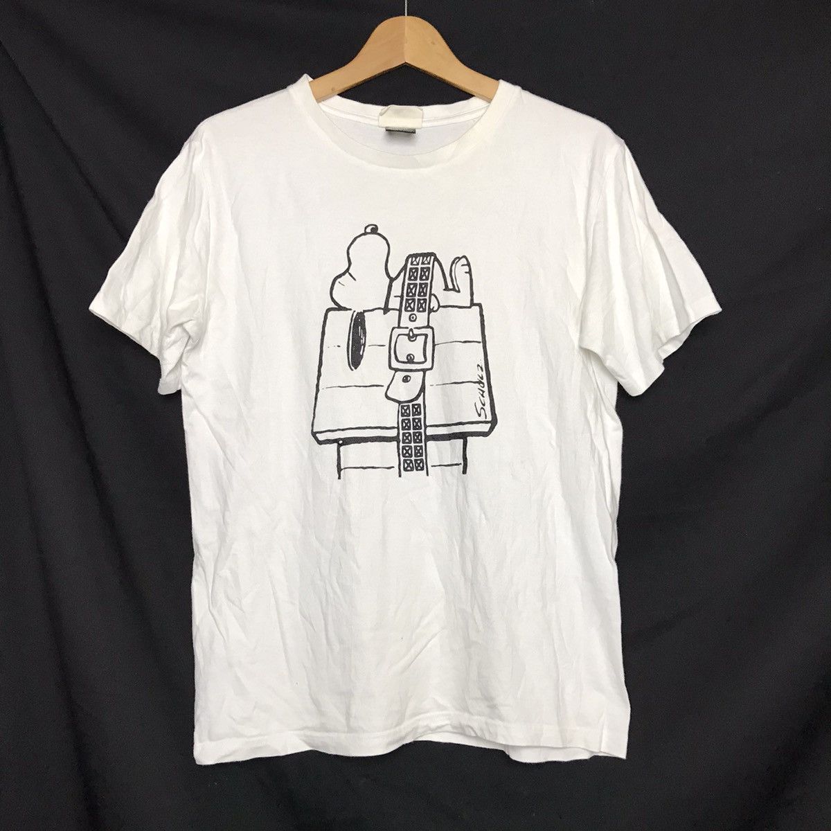 Japanese Brand × Number (N)ine Number nine x Peanuts Snoopy White tee ...