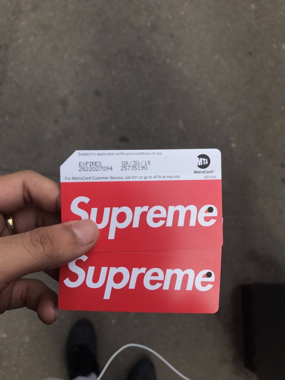 Supreme Metro Card | Grailed