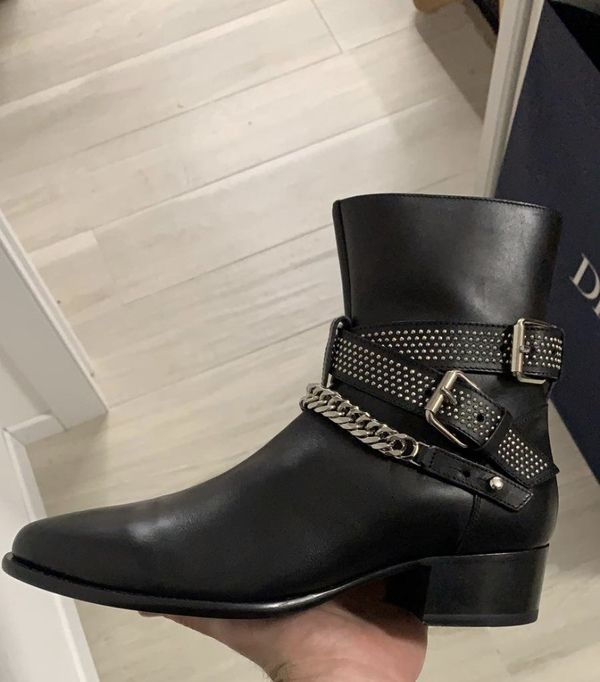 Amiri Amiri Stack Boot With Chains | Grailed