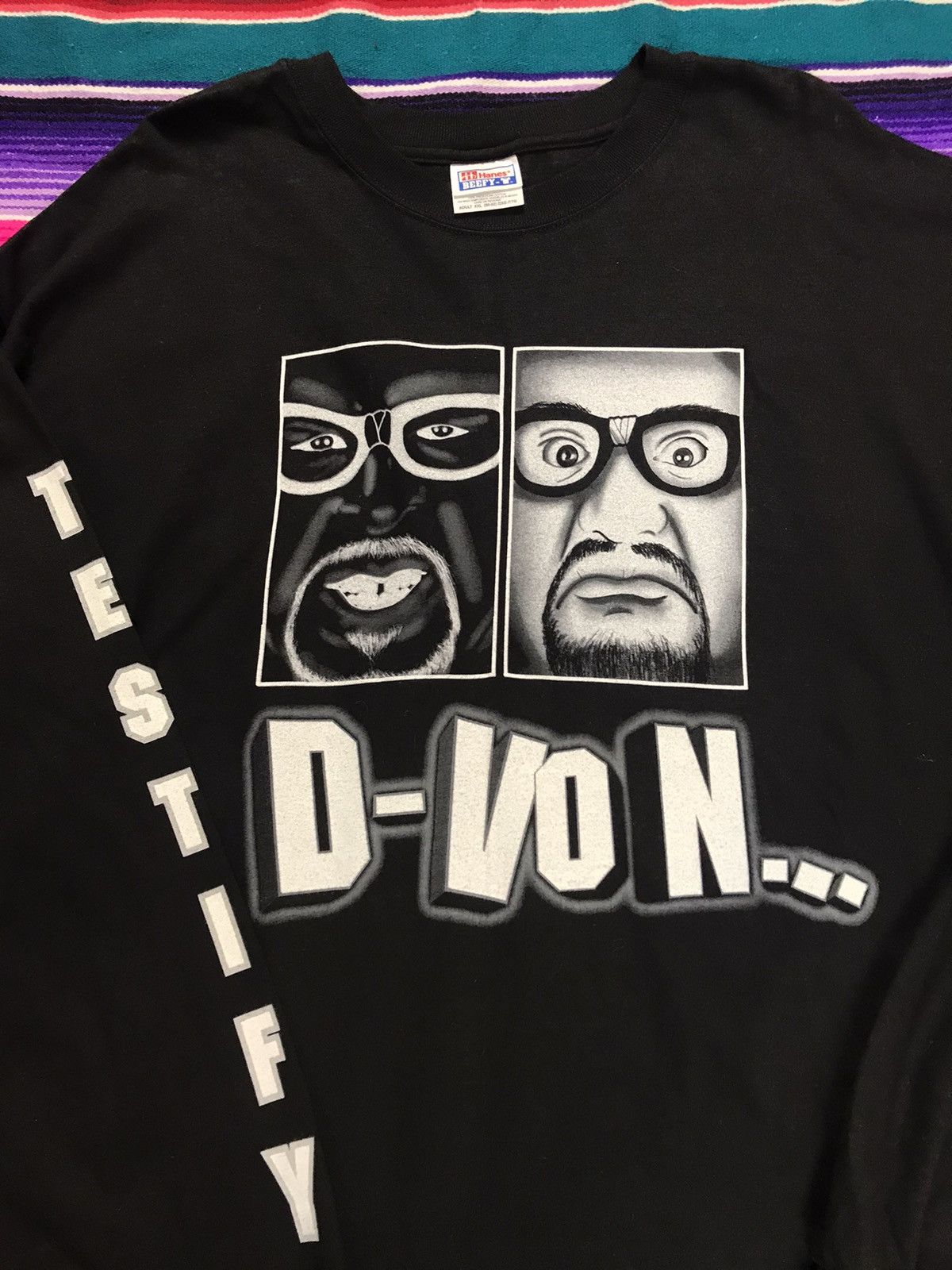 Vintage × WWE VTG 2000 Dudley Boyz D’Von Get the Table Long Sleeve T ...
