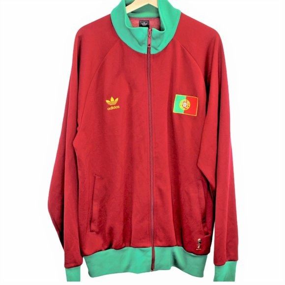 Adidas Vintage Adidas Portugal Flag Track Jacket Trefoil | Grailed