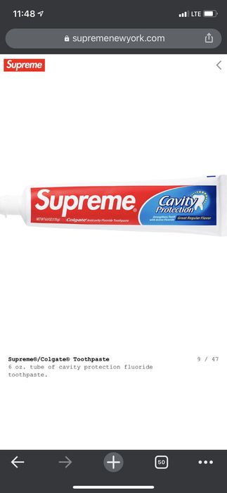 Supreme Supreme x Colgate Toothpaste | Grailed
