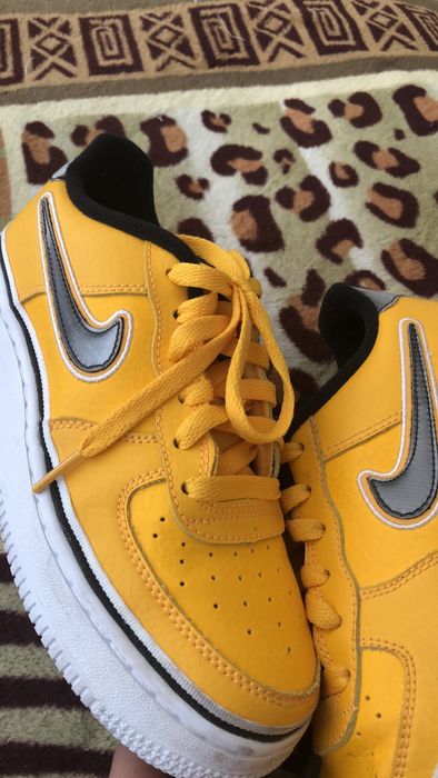 Nike Yellow air forces | Grailed