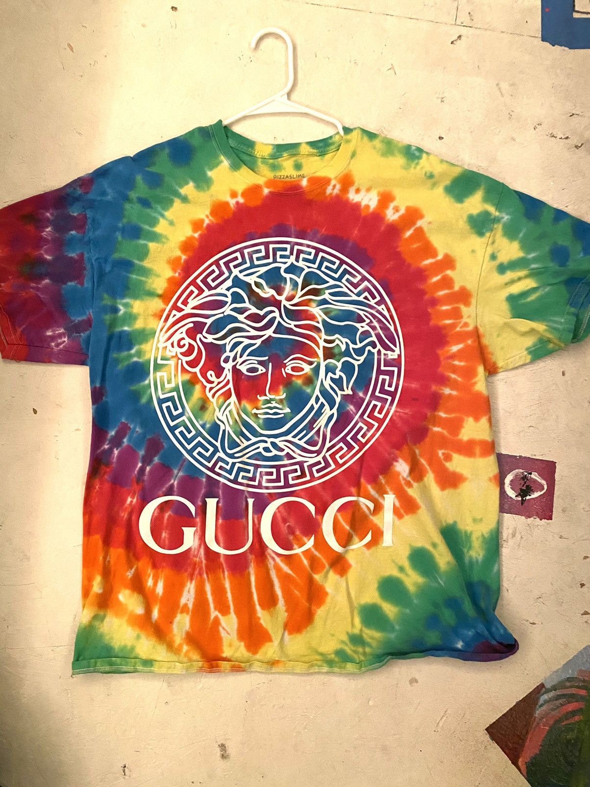 Pizza Slime Pizza slime Versace Gucci Chanel Louis Vuitton tye dye ...