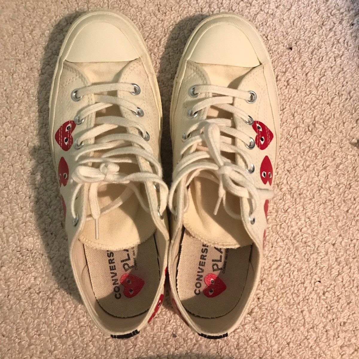 Comme des Garcons CDG converse low multi heart | Grailed