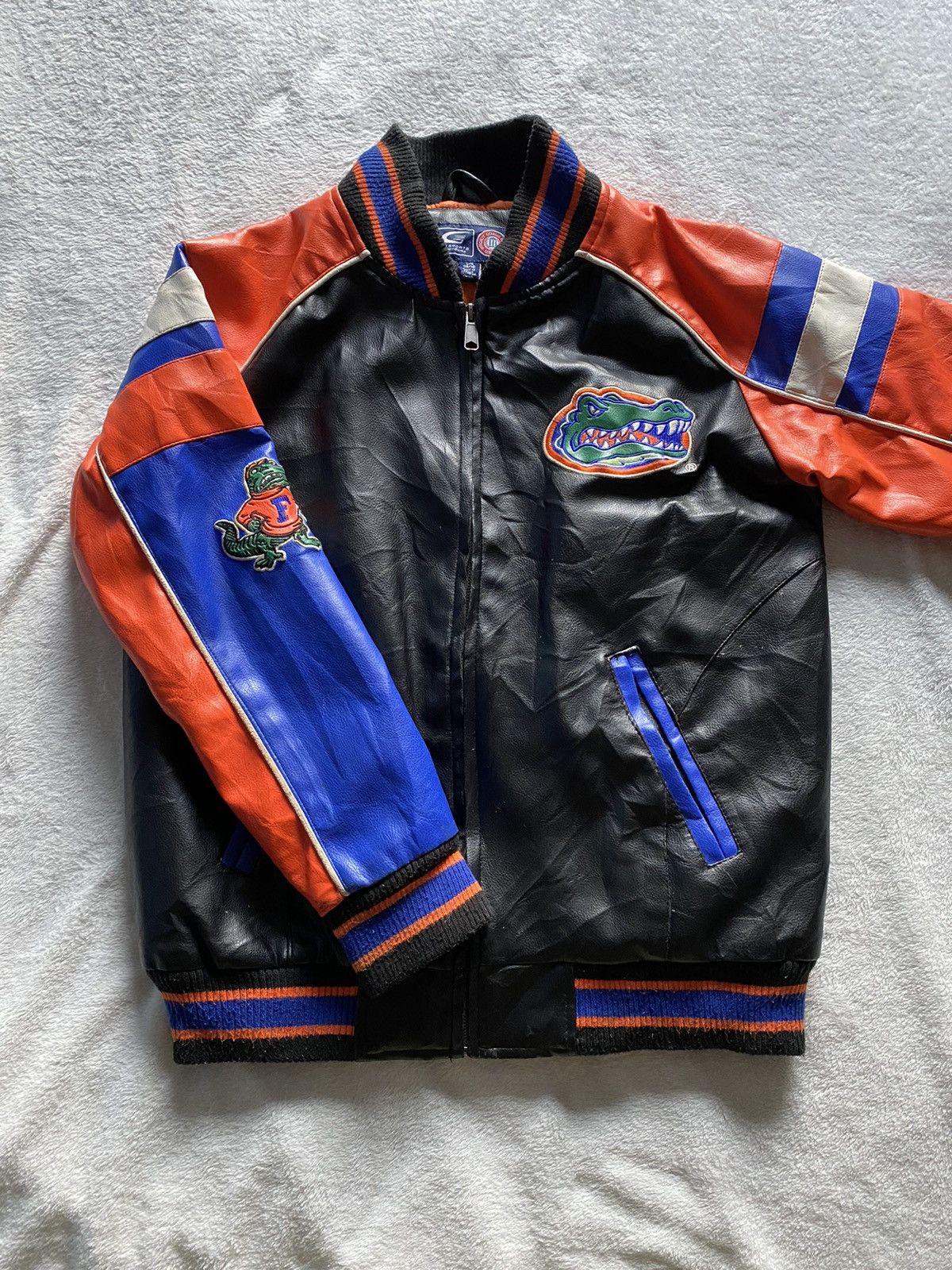 Florida Gators × Vintage Florida Gators Leather Bomber Jacket | Grailed