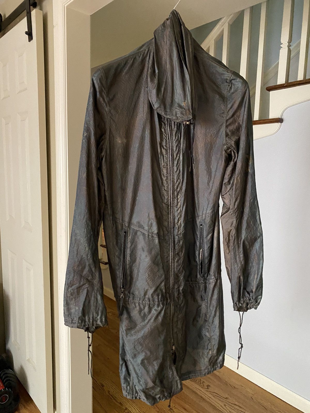 Deepti Silver Reversible Long Bomber | Grailed