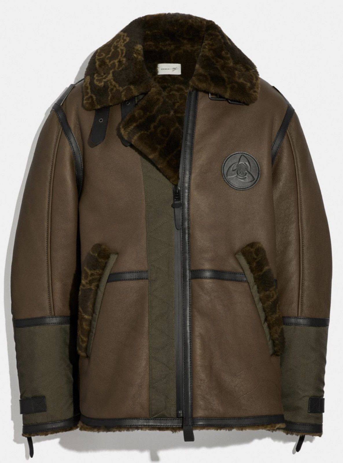 Coach Coach X Michael B Jordan X Naruto Shearling Leather Jacket | Grailed
