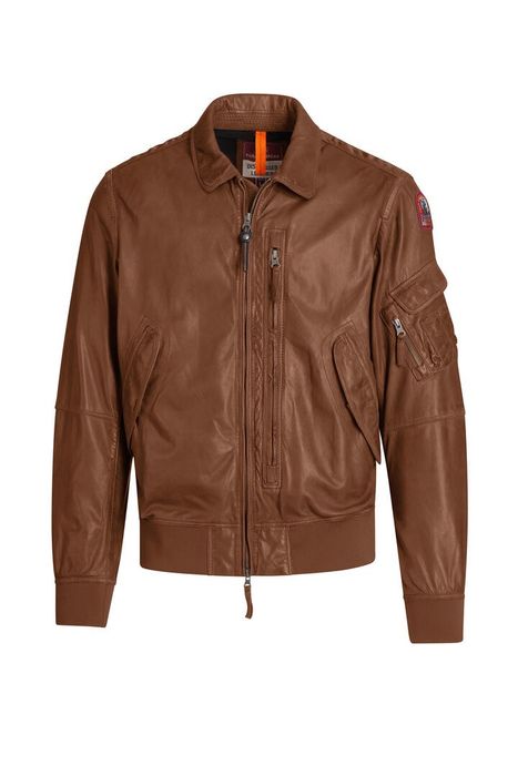 Parajumpers Brigadier Distressed Leather Jacket | Grailed