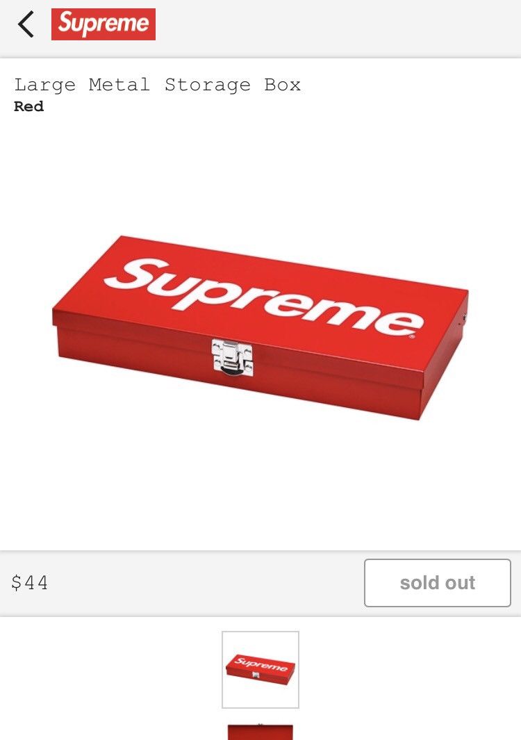 Supreme Large Storage Box | Grailed