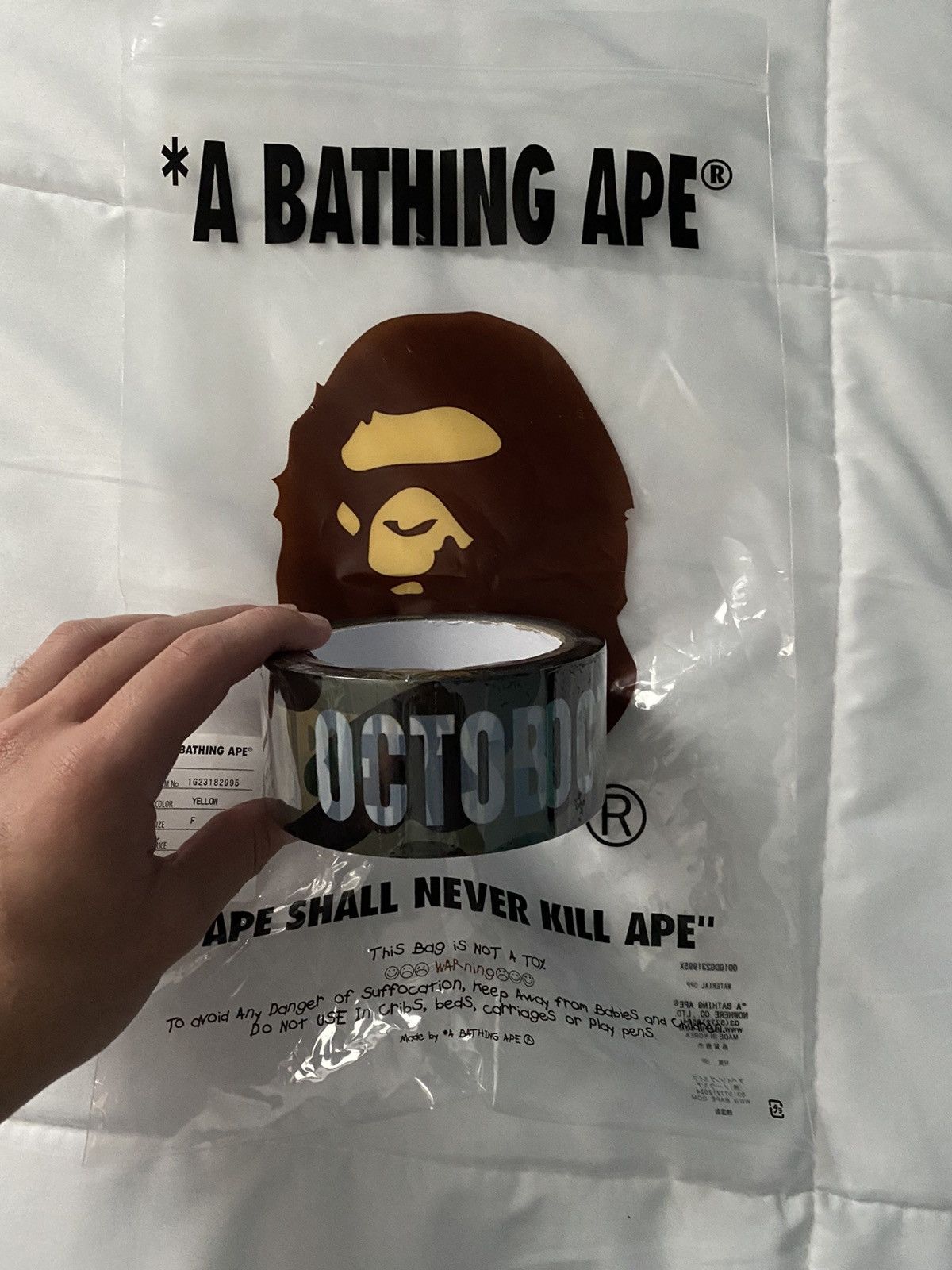Bape × Octobers Very Own Bape x Ovo collab tape | Grailed
