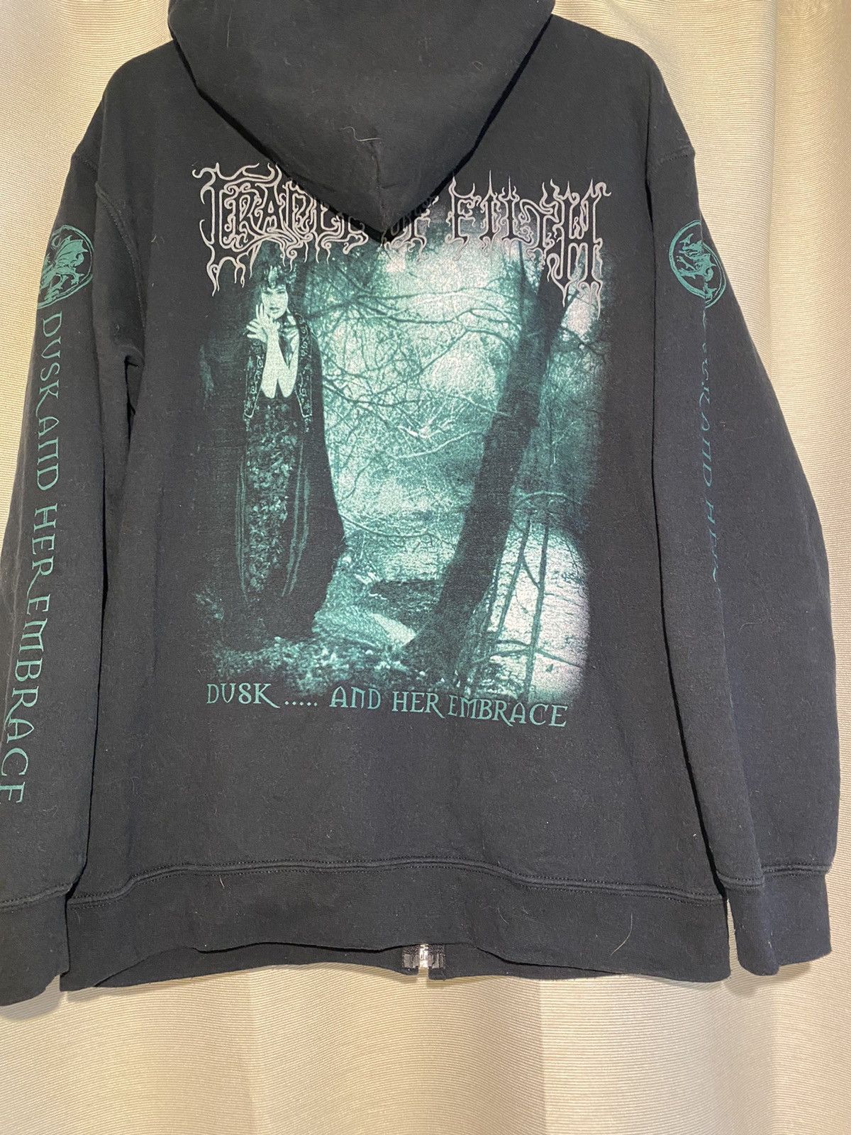 Band Tees × Vintage Early 2000’s CRADLE OF FILTH HOODIE VETEMENTS | Grailed