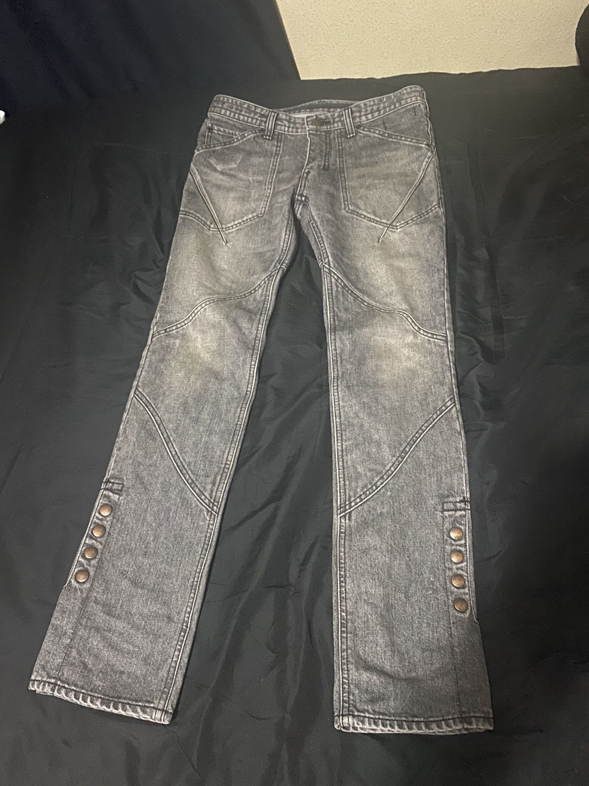 Number (N)ine Number Nine Button Denim Jeans | Grailed