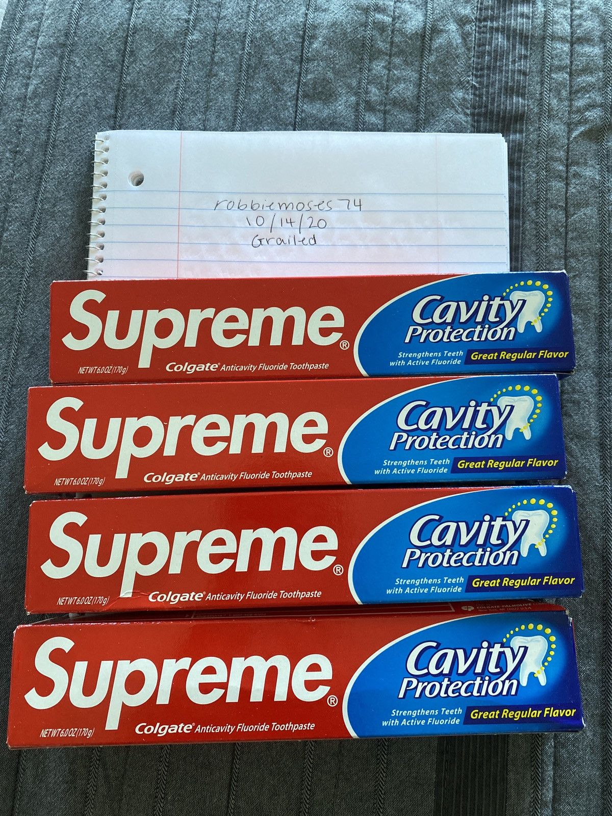 Supreme Supreme Colgate Toothpaste (Set of 4) | Grailed